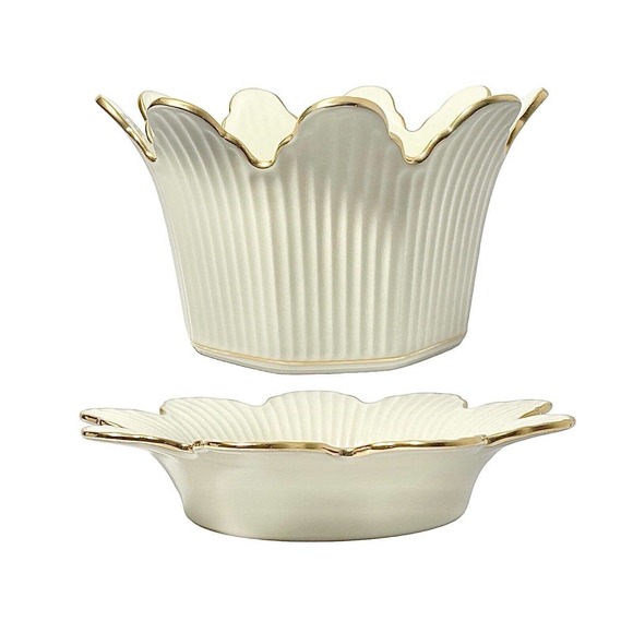 Lenox | Dining | Lenox Meridian Collection Pair Of Porcelain Serving ...
